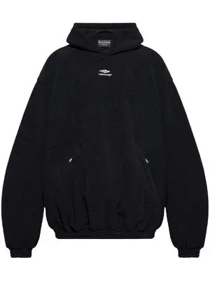 Balenciaga Logo-embroidered Hoodie