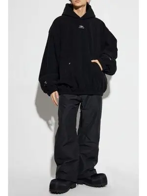 Balenciaga Logo-embroidered Hoodie