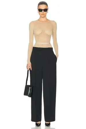 Wardrobe.NYC X Rosie Huntington-whiteley Rhw Web Tight - Sahara