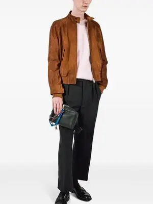 Prada Suede Bomber Jacket - Brown