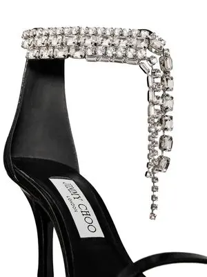 JIMMY CHOO 100mm Verity Sandals - Black
