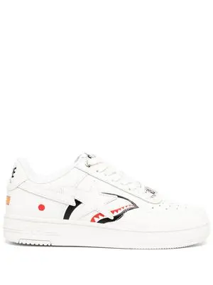 A BATHING APE Sta Shark M2 Sneakers - White