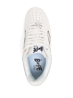 A BATHING APE Sta Shark M2 Sneakers - White