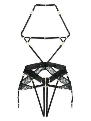 BORDELLE Mari Suspender Harness - Black
