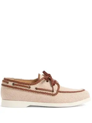 Valentino Garavani Palm Avenue Boat Shoes - Brown