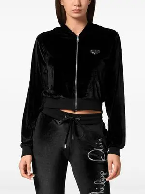 Philipp Plein Crystal Signature Hoodie