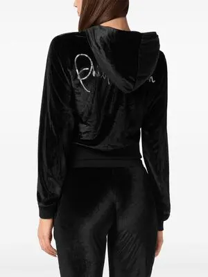 Philipp Plein Crystal Signature Hoodie