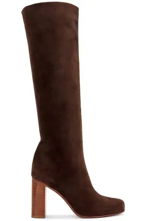 Khaite Willow Suede Knee High 90 Boots