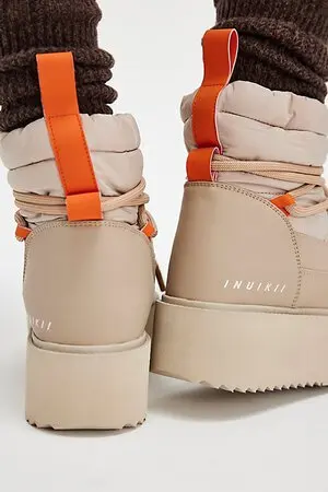 Inuikii Tech Platform Snow Boots - Beige
