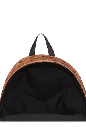 Mcm Stark Packable Backpack - Cognac