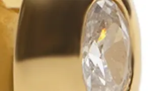 Argento Vivo Cubic Zirconia Hoop Earrings