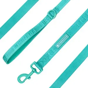 FRENCHIE Comfort Leash Aqua