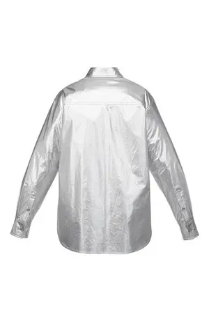 Mcm Oversized Metallic Shirt