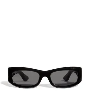 PORT TANGER Acetate Saudade Sunglasses - Black