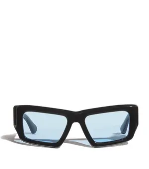 PORT TANGER Sabea Acetate Sunglasses - Black
