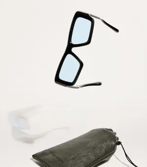 PORT TANGER Sabea Acetate Sunglasses - Black