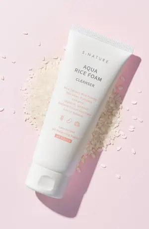 S.NATURE Aqua Rice Foam Cleanser