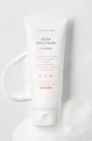 S.NATURE Aqua Rice Foam Cleanser