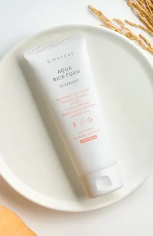 S.NATURE Aqua Rice Foam Cleanser