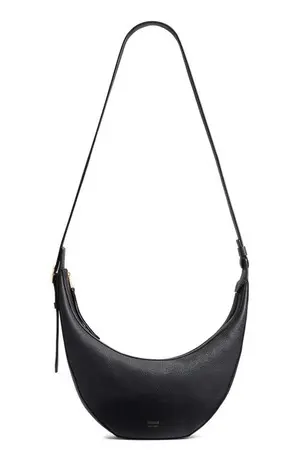 Khaite Augustina Suede Hobo Bag - Black