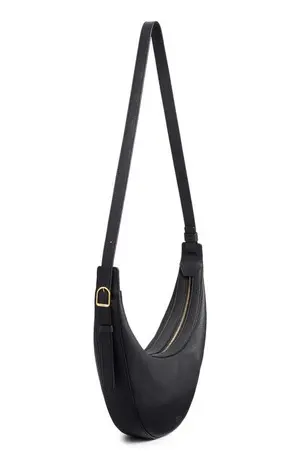 Khaite Augustina Suede Hobo Bag - Black
