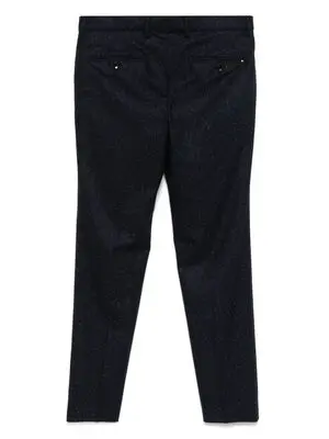 BOSS H-genius Slim-cut Trousers - Blue