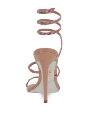 Rene Caovilla 105mm Cleo Sandals - Pink