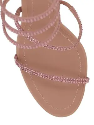 Rene Caovilla 105mm Cleo Sandals - Pink