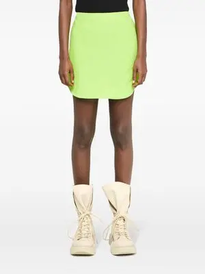 JW Anderson Curved-hem Mini Skirt - Green