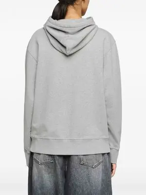 JW Anderson Logo-embroidered Hoodie - Grey