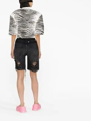 Givenchy Denim Knee-length Shorts