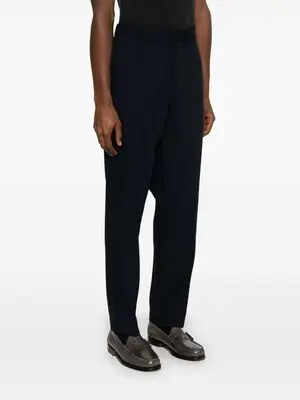 Emporio Armani Tapered Trousers - Blue