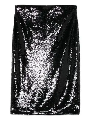 Armani Exchange Sequinned Midi Skirt
