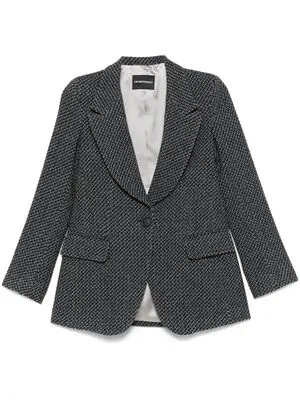 Emporio Armani Single-breasted Knitted Blazer