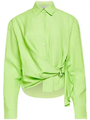 JW Anderson Draped Twisted Shirt - Green