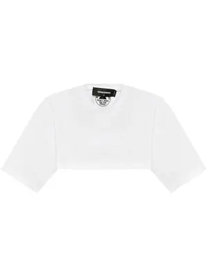 Dsquared2 DSQUARED2 Logo-embossed T-Shirt White