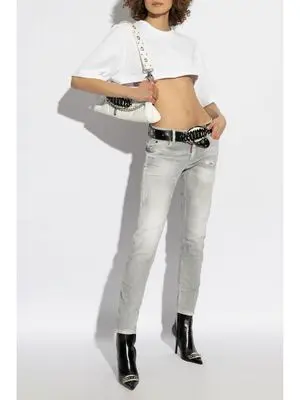 Dsquared2 Logo-embossed T-shirt - White