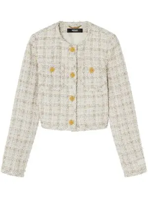 Versace Tweed Jacket - Neutrals