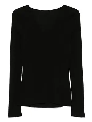 BOSS Cowl-neck Crepe Top