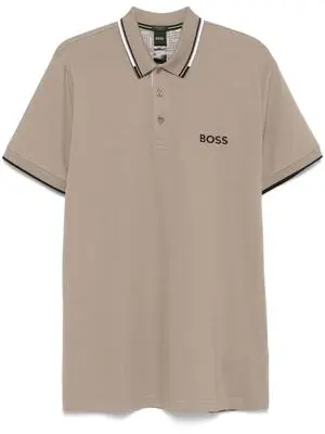 BOSS Logo-embroidered Polo Shirt