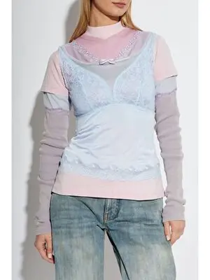 Balenciaga Layered Lace Top