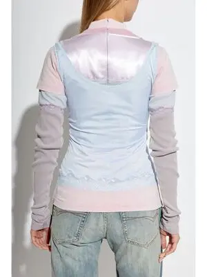 Balenciaga Layered Lace Top