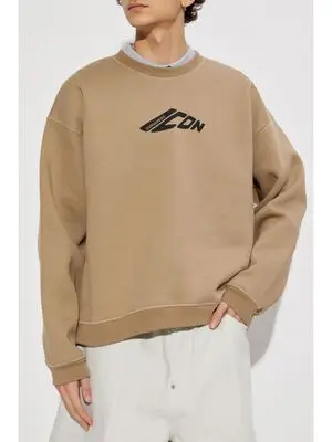 Dsquared2 Logo Print Crewneck Sweatshirt - Neutrals