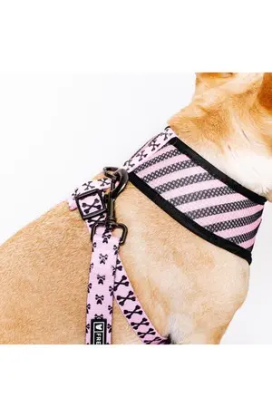 FRENCHIE Duo Reversible Harness - Pink Bad To The Bone