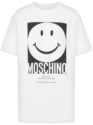 Moschino Print T-shirt - White