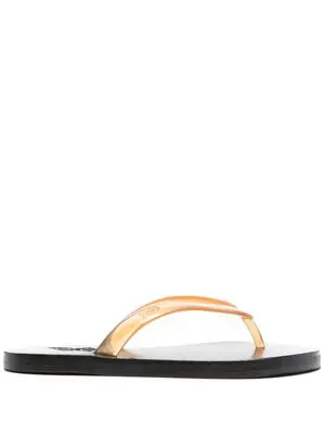 ANCIENT GREEK SANDALS Saionara Jelly Flip Flops - Brown