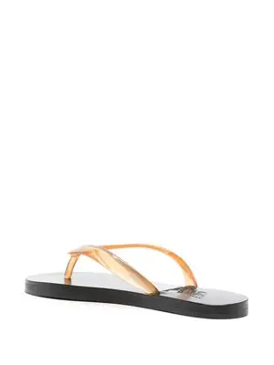 ANCIENT GREEK SANDALS Saionara Jelly Flip Flops - Brown