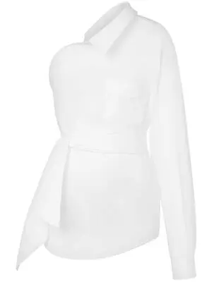 Moschino Off-shoulder Shirt - White