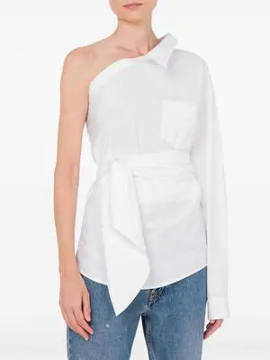 Moschino Off-shoulder Shirt - White