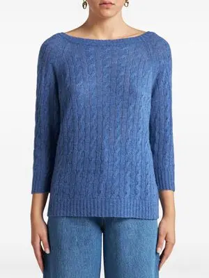 Etro Three-quarter Sleeve Cashmere Jumper
